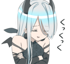 silver haired devil(16 pieces) | Yabe-LINE貼圖代購 | 台灣No.1，最便宜高效率的代購網