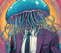 Jelly Jim: The Grumpy Office Blob | Yabe-LINE貼圖代購 | 台灣No.1，最便宜高效率的代購網