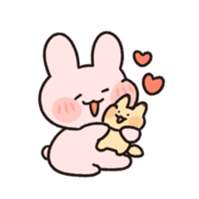 Love You! Rabbit & Fox | Yabe-LINE貼圖代購 | 台灣No.1，最便宜高效率的代購網