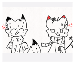 Uzi cat與rice snow fish | Yabe-LINE貼圖代購 | 台灣No.1，最便宜高效率的代購網