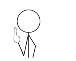 Moving stick figure #2 | Yabe-LINE貼圖代購 | 台灣No.1，最便宜高效率的代購網
