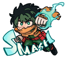 GENKAI HERO ACADEMIA Sticker1 | Yabe-LINE貼圖代購 | 台灣No.1，最便宜高效率的代購網
