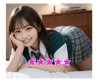 A cute high school girl lying down. | Yabe-LINE貼圖代購 | 台灣No.1，最便宜高效率的代購網