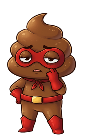 "Poo Hero Stickers" | Yabe-LINE貼圖代購 | 台灣No.1，最便宜高效率的代購網