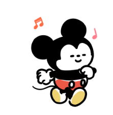 【日文】Mickey Mouse Daily Life (Relaxed Motion) | Yabe-LINE貼圖代購 | 台灣No.1，最 ...