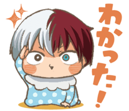 Baby Shoto Todoroki 2 My Hero Academia | Yabe-LINE貼圖代購 | 台灣No.1，最便宜高效率的代購網