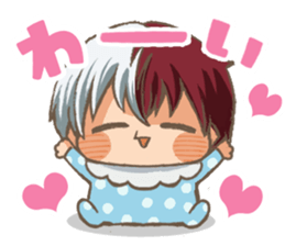 Baby Shoto Todoroki 2 My Hero Academia | Yabe-LINE貼圖代購 | 台灣No.1，最便宜高效率的代購網