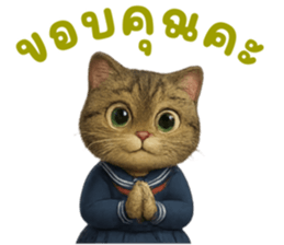 Meow Ling Ling cute cat | Yabe-LINE貼圖代購 | 台灣No.1，最便宜高效率的代購網