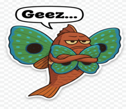 Mr. Sea Robin: Tired but Cute | Yabe-LINE貼圖代購 | 台灣No.1，最便宜高效率的代購網