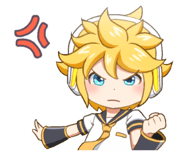 KAGAMINE LEN Sticker | Yabe-LINE貼圖代購 | 台灣No.1，最便宜高效率的代購網