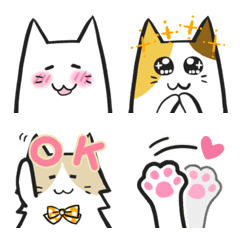 Yuru-cat Emoji – LINE 이모티콘 | LINE STORE