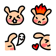 Cute rabbit – LINE 이모티콘 | LINE STORE