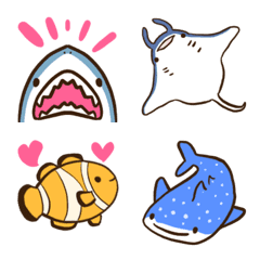 Creatures of the sea emoji – Emotikon LINE | LINE STORE