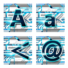 SENTINEL Emoji Alphanumeric – LINE 이모티콘 | LINE STORE