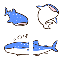 Whale shark emoji – LINE表情貼 | LINE STORE
