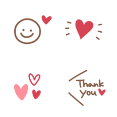 Kawaii mini Heart Emoji – LINE表情貼 | LINE STORE