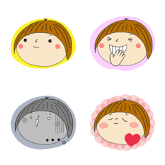 ohana-chan 1 – Emotikon LINE | LINE STORE