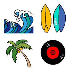Aloha beach Emoji – LINE 이모티콘 | LINE STORE