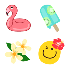 Hawaiian Resort Emoji – LINE Emoji | LINE STORE