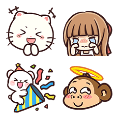 Celebrate! LINE 8th Anniversary Emoji – LINE表情貼 | LINE STORE
