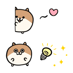 Hamster emotion with ornament – LINE表情貼 | LINE STORE