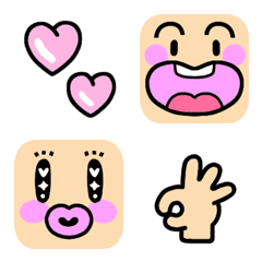 The KAO !! – LINE อิโมจิ | LINE STORE