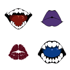 Sharp teeth Emoji – LINE表情貼 | LINE STORE