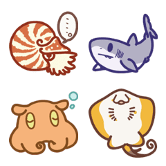 Sea creature emoji – Emotikon LINE | LINE STORE