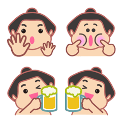 sports series 2/Sumo wrestler – Emotikon LINE | LINE STORE