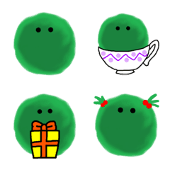 moss balls emoji – LINE Emoji | LINE STORE