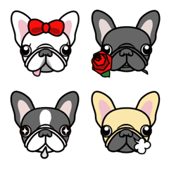 Various French Bulldog Emoji#1 – LINE Emoji | LINE STORE