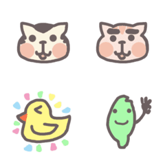 Bobo cat and Shajo – Emotikon LINE | LINE STORE