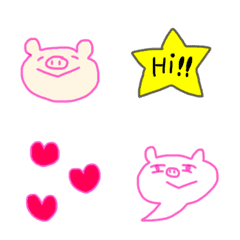 pretty ham – LINE Emoji | LINE STORE