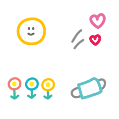 Cute Line Drawing Basic Set – LINE表情貼 | LINE STORE
