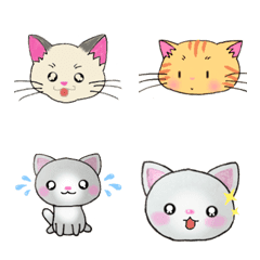Cat2 emoji - LINE絵文字 | LINE STORE