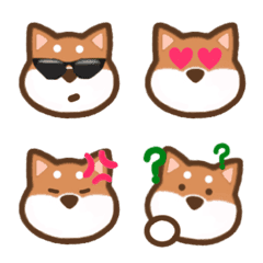 Shiba inu Emoji Akashiba. – LINE 이모티콘 | LINE STORE