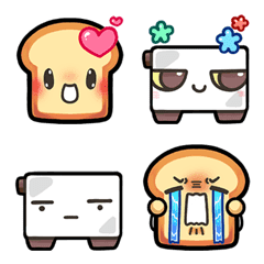 Toast & Toaster Emoji – LINE Emoji | LINE STORE
