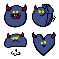 Round little devil – LINE表情貼 | LINE STORE