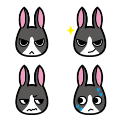 Ferocious rabbit Stickers – LINE Emoji | LINE STORE