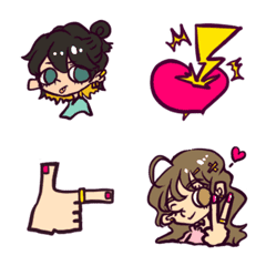 BADGIRLS – Emotikon LINE | LINE STORE