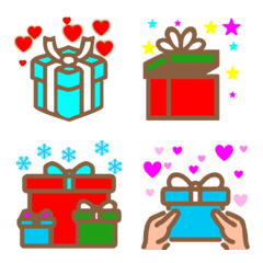 Emoji present box – LINE Emoji | LINE STORE