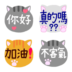 A simple cat Emoji. – LINE Emoji | LINE STORE