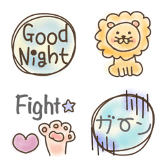 Japanese colorful cute emoji – LINE Emoji | LINE STORE