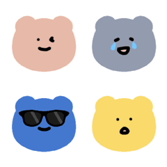 Beruang warna-warni dan lucu EMOJI – Emotikon LINE | LINE STORE