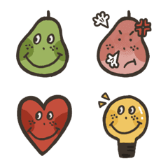 Pear, Avocado or Sherry? – Emotikon LINE | LINE STORE