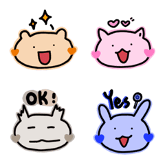 Tokki YuYu's animals (emoji) - LINE絵文字 | LINE STORE