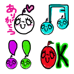 Qoo colorful emoji - LINE絵文字 | LINE STORE