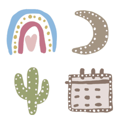boho_emoji – LINE表情貼 | LINE STORE