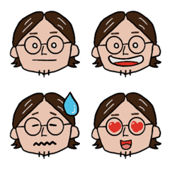 Keiichi face – LINE表情貼 | LINE STORE