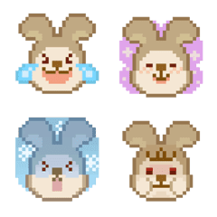 Bobo the rabbit - LINE絵文字 | LINE STORE